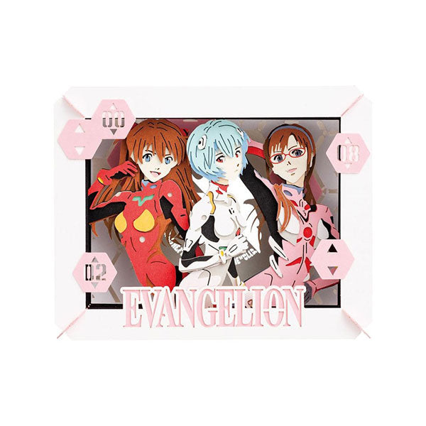 Evangelion Rei Asuka Mari Paper Theater DIY 3D Puzzle Neon Genesis