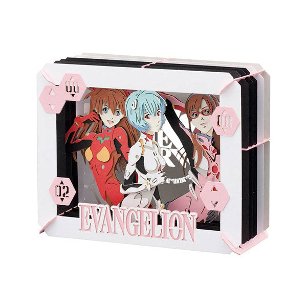 Evangelion Rei Asuka Mari Paper Theater DIY 3D Puzzle Neon Genesis