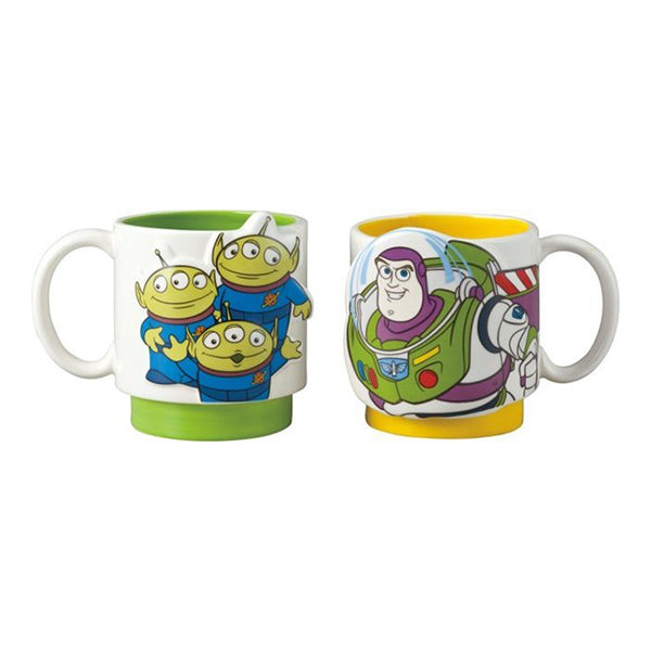 Toy Story Aliens & Buzz Lightyear Cup Set Pair Mug 玩具總動員三眼仔巴斯光年水杯